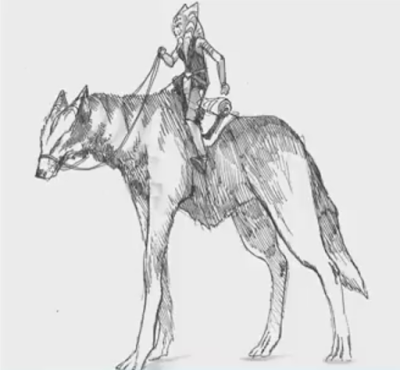 Ahsoka-Riding-Giant-Wolf