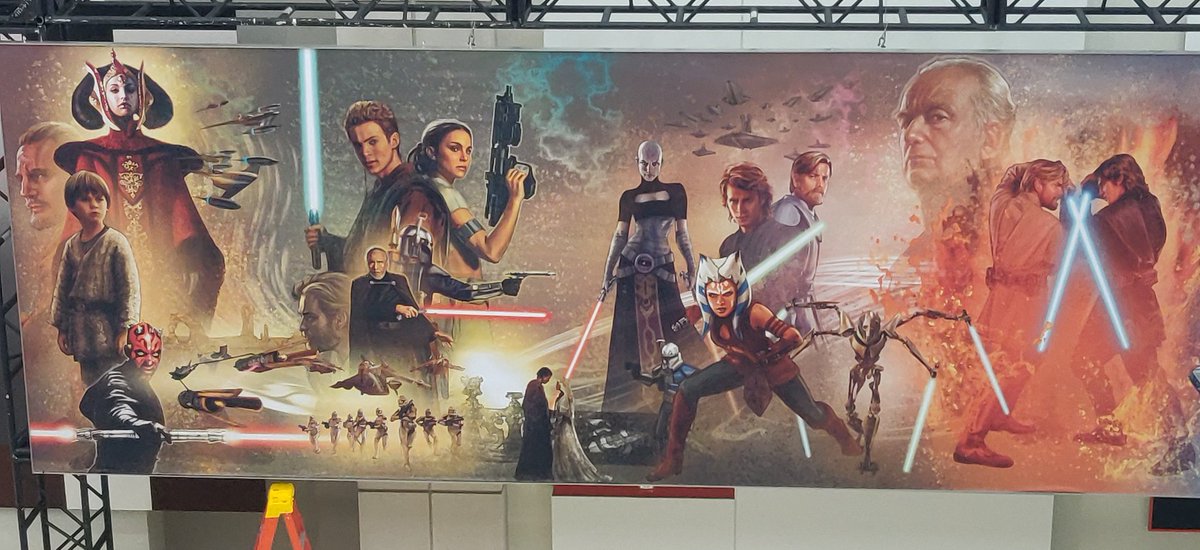 Star Wars Celebration: Revelado el espectacular mural del evento